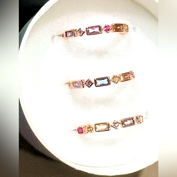 Jewelry | Nwt Bomb Party Mental Awareness Ring 3pc | Poshmark
